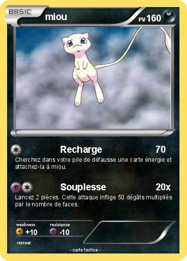 Pokémon miou 49 49 - Recharge - Ma carte Pokémon