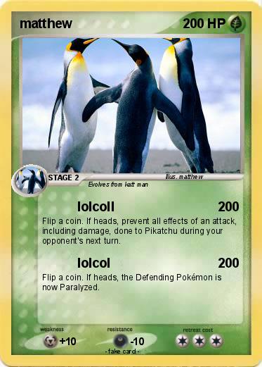 Pokémon matthew 729 729 - lolcoll - My Pokemon Card