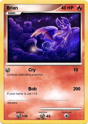 Pokémon Brian 369 369 - Cry - My Pokemon Card