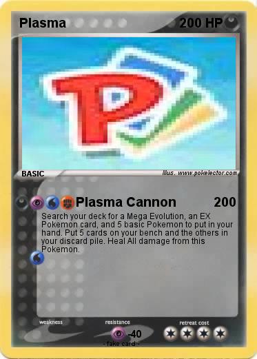 Pokémon Plasma 293 293 - Plasma Cannon - My Pokemon Card