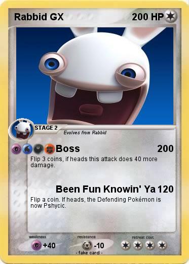 Pokémon Rabbid GX - Boss - My Pokemon Card