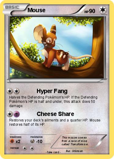 Pokémon Mouse 109 109 - Hyper Fang - My Pokemon Card