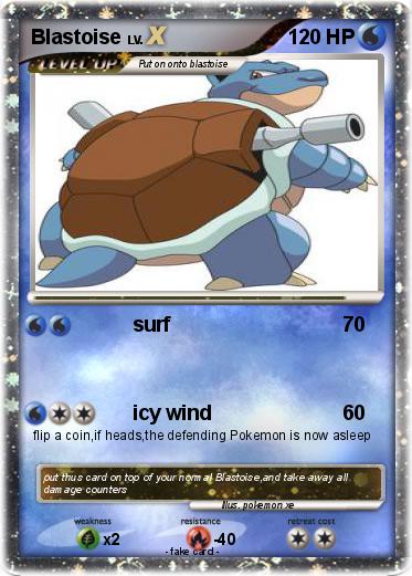 Pokémon Blastoise 1885 1885 - surf - My Pokemon Card