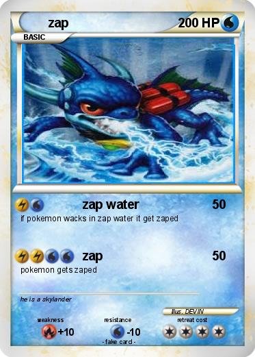 Pokémon zap 240 240 - zap water - My Pokemon Card
