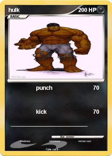 Pokémon hulk 977 977 - punch - My Pokemon Card