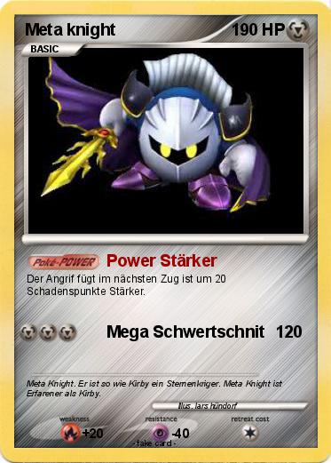 Pokémon Meta knight 865 865 - Power Stärker - My Pokemon Card