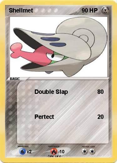 Pokémon Shellmet - Double Slap - My Pokemon Card