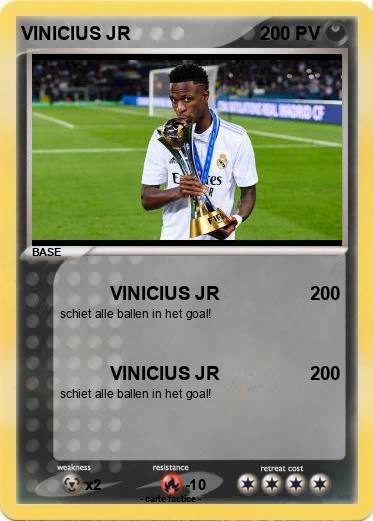 Pokémon VINICIUS JR 3 3 - VINICIUS JR - Ma carte Pokémon