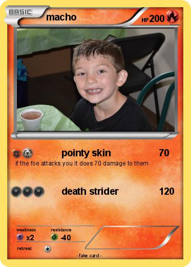 Pokémon macho 108 108 - pointy skin - My Pokemon Card