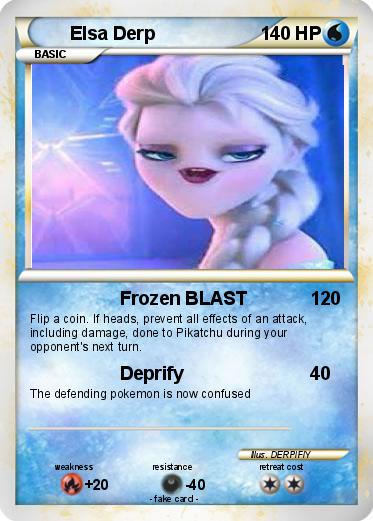 Pokémon Elsa Depr - Frozen BLAST - My Pokemon Card