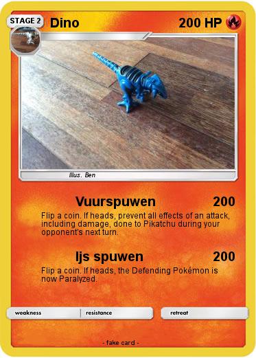 Pokémon Dino 964 964 - Vuurspuwen - My Pokemon Card