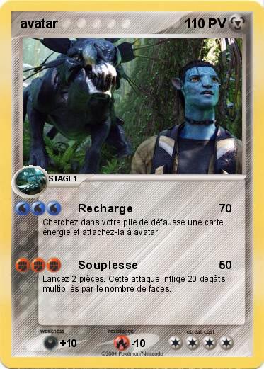 Pokémon avatar 41 41 - Recharge - Ma carte Pokémon