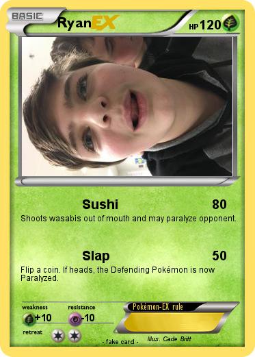 Pokémon Ryan 1285 1285 - Sushi - My Pokemon Card