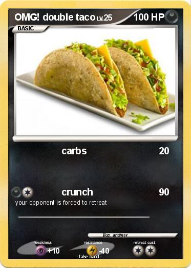 Pokémon OMG double taco - carbs - My Pokemon Card