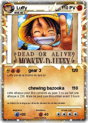 Pokémon Luffy 372 372 - gear 3 1 - Ma carte Pokémon