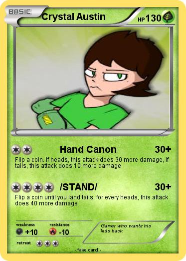 Pokémon Crystal Austin - Hand Canon - My Pokemon Card