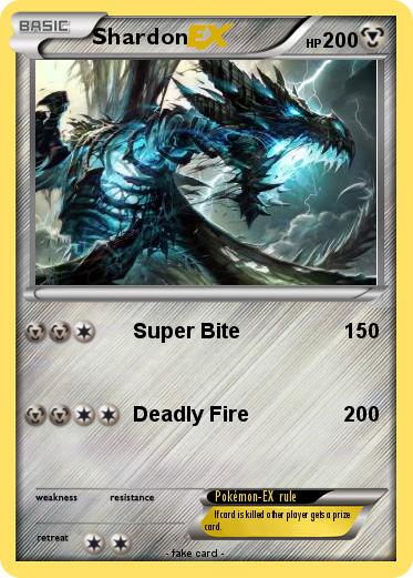 Pokémon Shardon 2 2 - Super Bite - My Pokemon Card