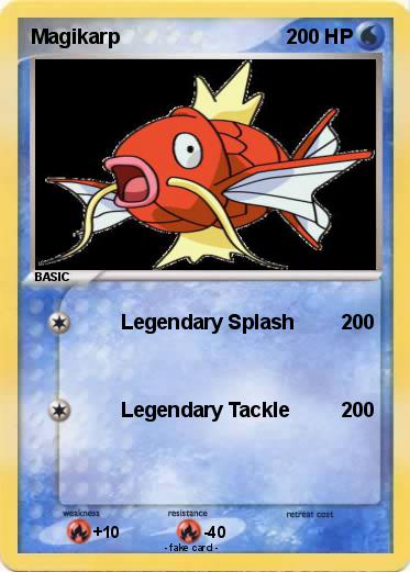 Pokémon Magikarp 972 972 - Legendary Splash - My Pokemon Card