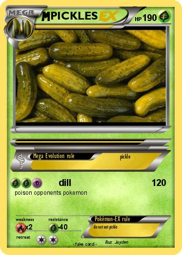 Pokémon PICKLES 50 50 - dill - My Pokemon Card