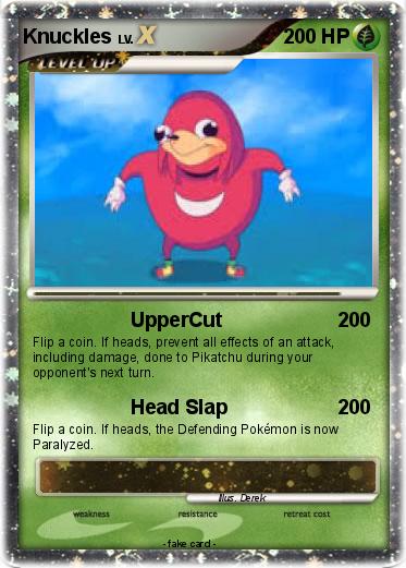 Pokémon Knuckles 939 939 - UpperCut - My Pokemon Card