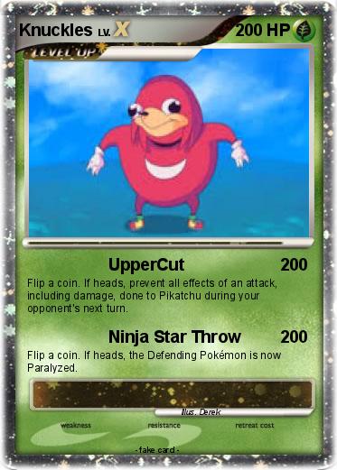 Pokémon Knuckles 938 938 - UpperCut - My Pokemon Card