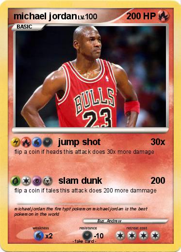 Pokémon michael jordan 173 173 - jump shot - My Pokemon Card