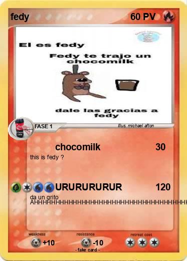 Pokémon fedy 6 6 - chocomilk - Mi carta pokémon