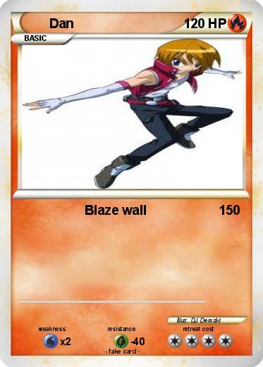 Pokémon Dan 206 206 - Blaze wall - My Pokemon Card