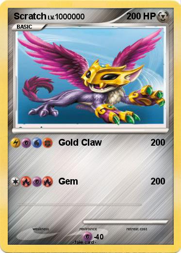 Pokémon Scratch 46 46 - Gold Claw - My Pokemon Card