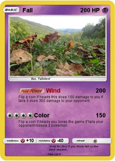 Pokémon Fall 47 47 - Wind - My Pokemon Card