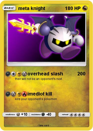 Pokémon meta knight 973 973 - overhead slash - My Pokemon Card