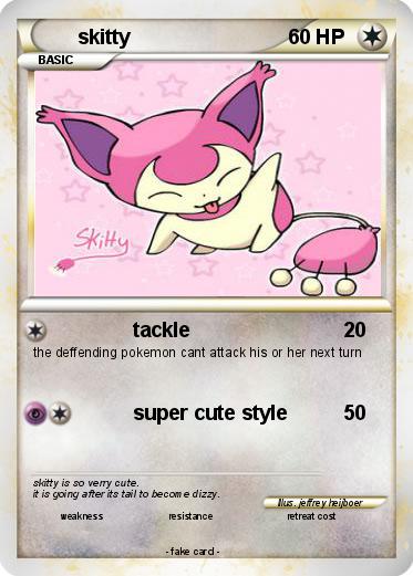 Pokémon skitty 117 117 - tackle - My Pokemon Card