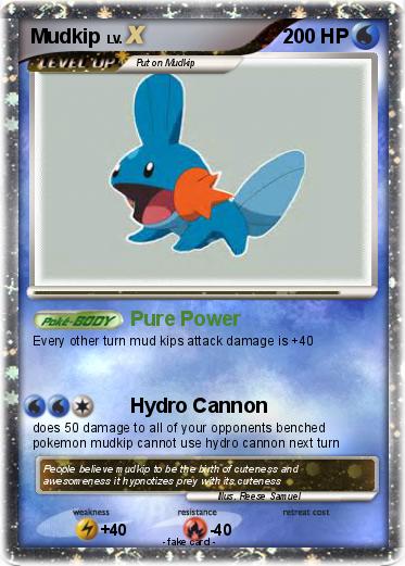 Pokémon Mudkip 487 487 - Pure Power - My Pokemon Card