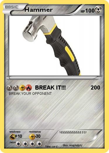 Pokémon Hammer 408 408 - BREAK IT!!! - My Pokemon Card