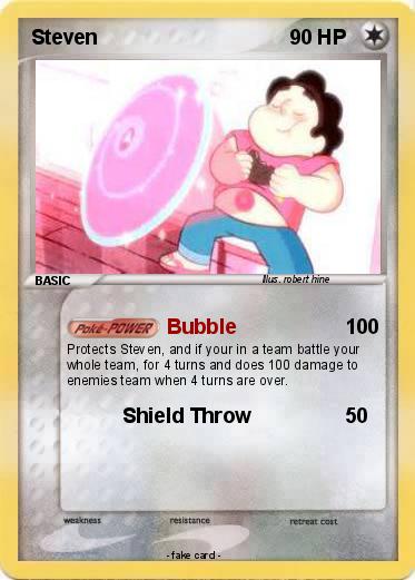 Pokémon Steven 479 479 - Bubble - My Pokemon Card