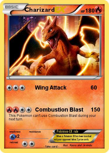 Pokémon Charizard 9875 9875 - Wing Attack - My Pokemon Card