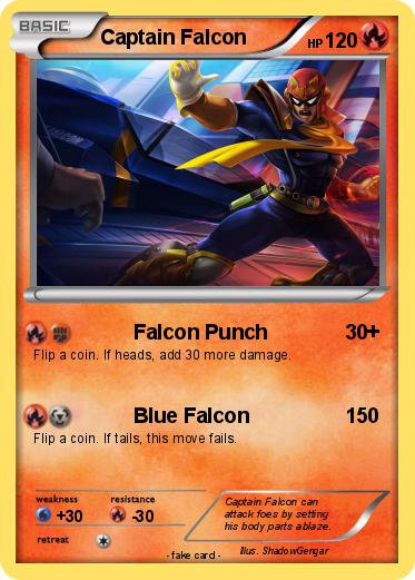 Pokémon Captain Falcon 384 384 - Falcon Punch - My Pokemon Card