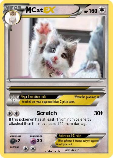 Pokémon Cat 3865 3865 - Scratch - My Pokemon Card