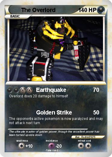 Pokémon The Overlord 12 12 - Earthquake - My Pokemon Card