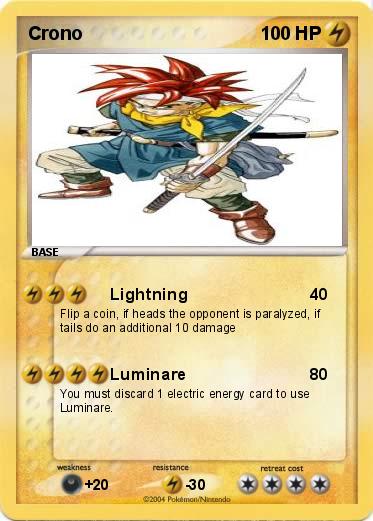Pokémon Crono 1 1 - Lightning - My Pokemon Card