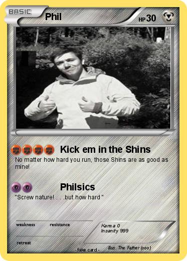 Pokémon Phil 223 223 - Kick em in the Shins - My Pokemon Card
