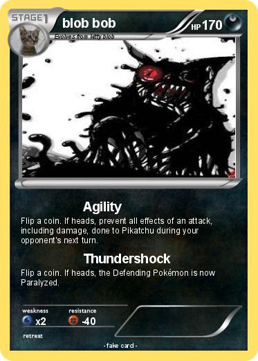 Pokémon blob bob 1 1 - Agility - My Pokemon Card