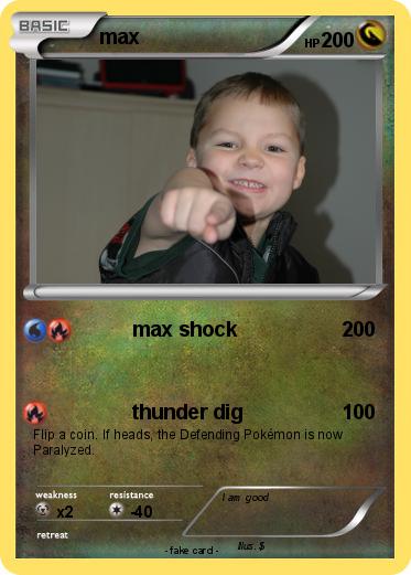 Pokémon max 1164 1164 - max shock - My Pokemon Card