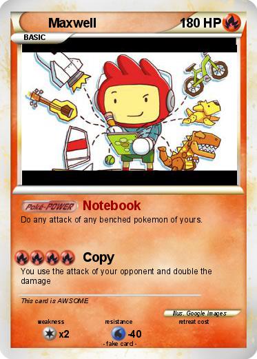 Pokémon Maxwell 146 146 - Notebook - My Pokemon Card