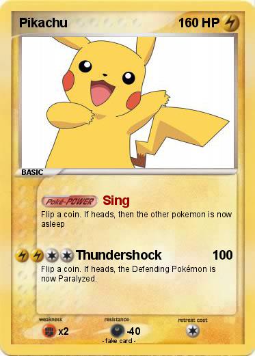 Pokémon Pikachu 9202 9202 - Sing - My Pokemon Card
