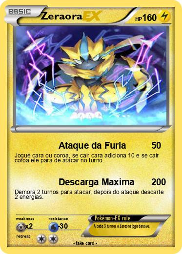 Pokémon Zeraora 257 257 - Ataque da Furia - My Pokemon Card