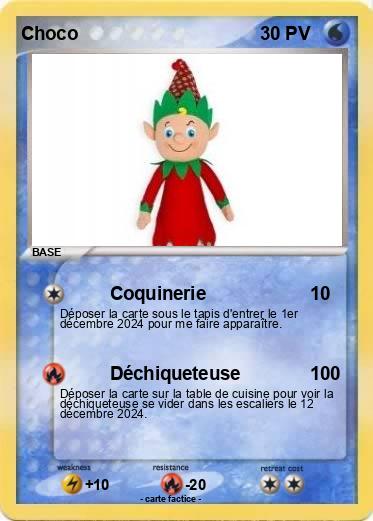 Pokémon Choco 107 107 - Coquinerie - Ma carte Pokémon