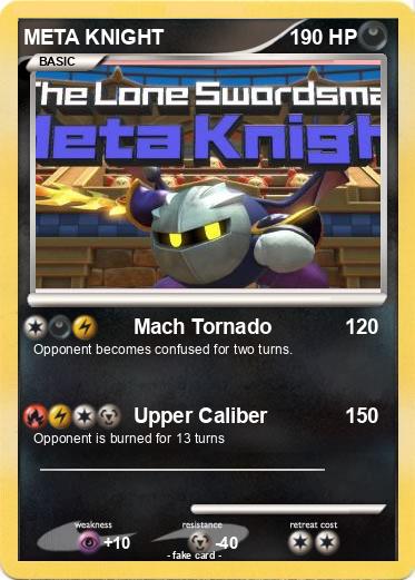 Pokémon META KNIGHT 1052 1052 - Mach Tornado - My Pokemon Card
