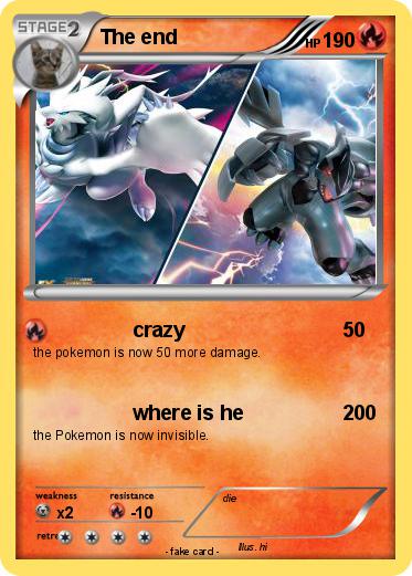 Pokémon The end 66 66 - crazy - My Pokemon Card