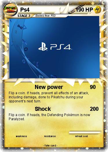 Pokémon Ps4 21 21 - New power - My Pokemon Card